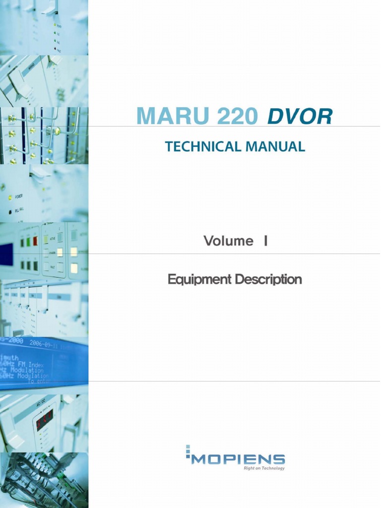 MARU 220 Manual Vol 1 | PDF | Telecommunications Engineering | Electronics