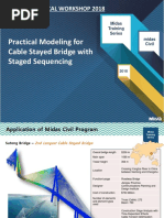 Midas Tutorial Integral Bridge | PDF | Bridge | Concrete