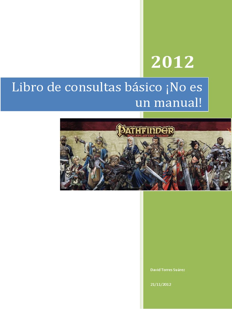 MANUAL PATHFINDER BÁSICO Final PDF | PDF | Enano (Tierra Media) | Duendes