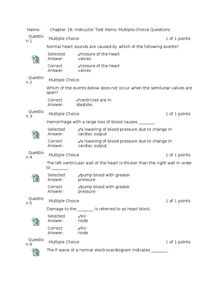 Chapter18 TheCardiovascularSystem TheHeart | PDF | Heart Valve | Heart