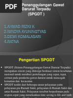 Ringkasan Materi Tentang SPGDT | PDF