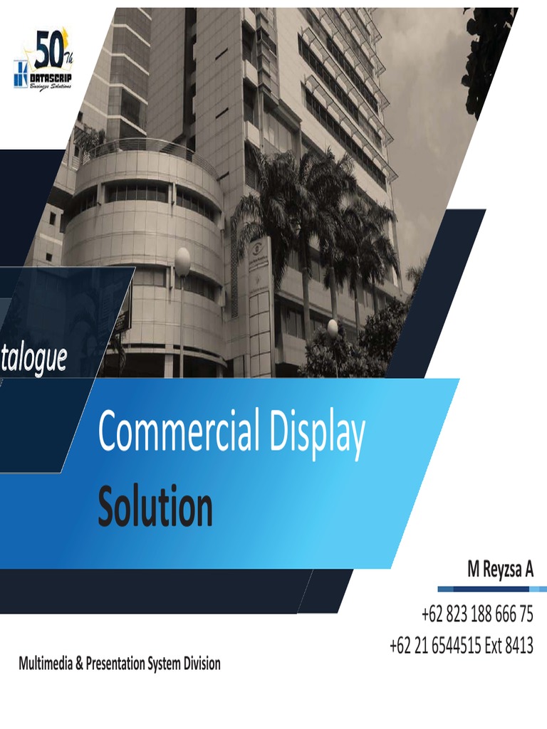 Commercial Display | PDF | Display Resolution | Screenshot