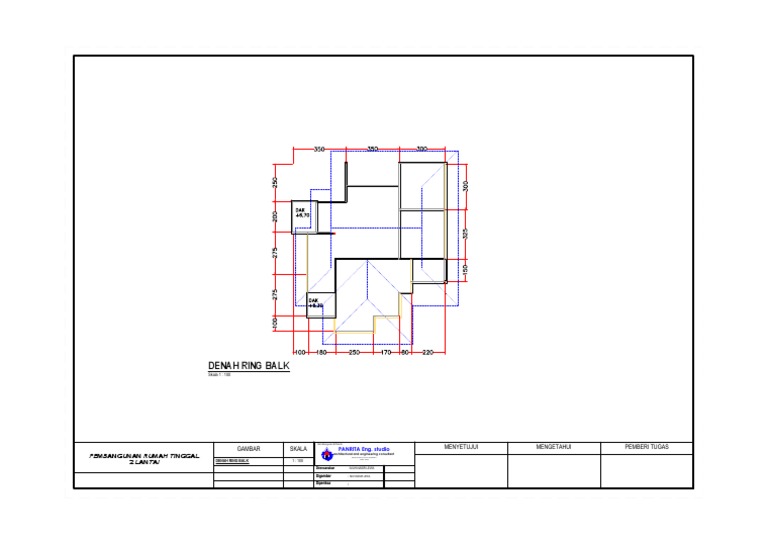 15.denah Ring Balk PDF | PDF