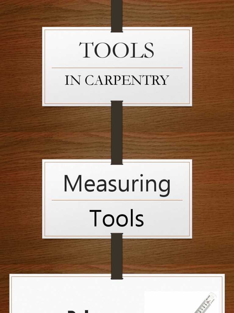TOOLS & EQUIPMENT-Carpentry | PDF | Carpentry | Drill