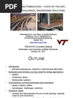 Cambering Steel Beams | PDF | Beam (Structure) | Deformation (Engineering)