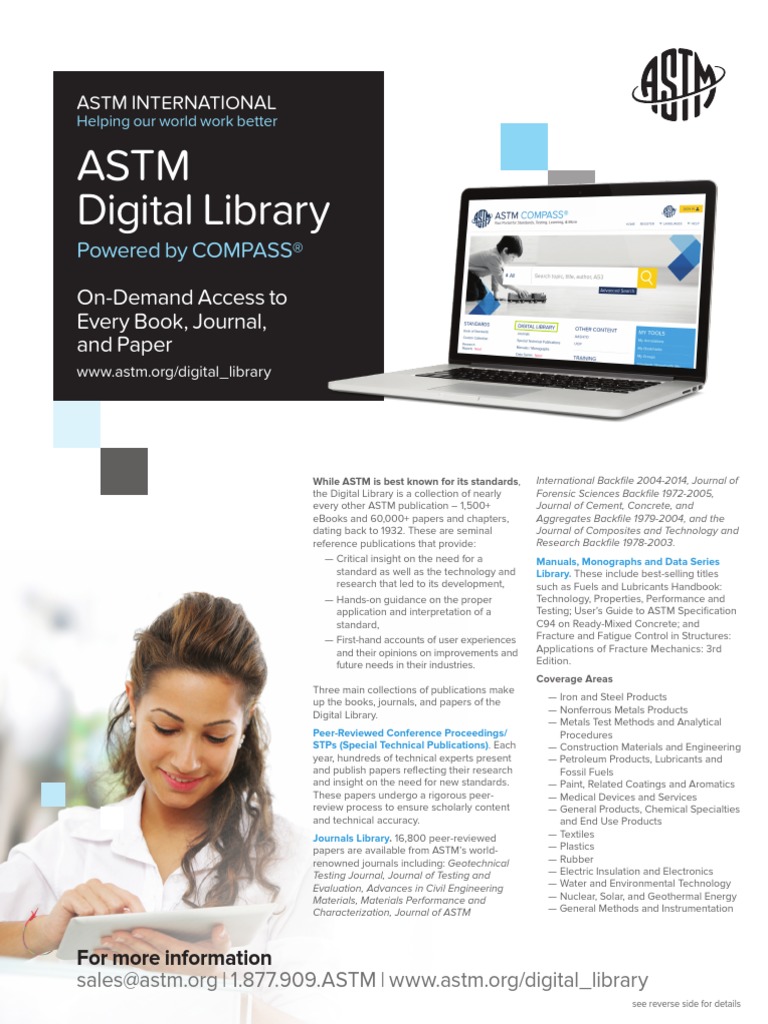 Astm Digital Library: Powered by COMPASS® | PDF | Concrete | Digital ...