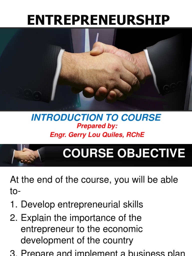 01 - Introduction To Course | PDF
