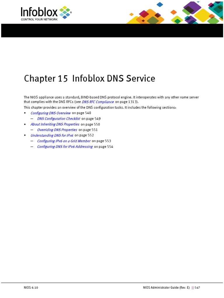 1 - Infoblox DNS Overview | PDF | Computer Standards | Computer ...