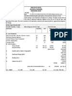 Gypsum Plaster Cost Analysis | PDF | Plaster | Building