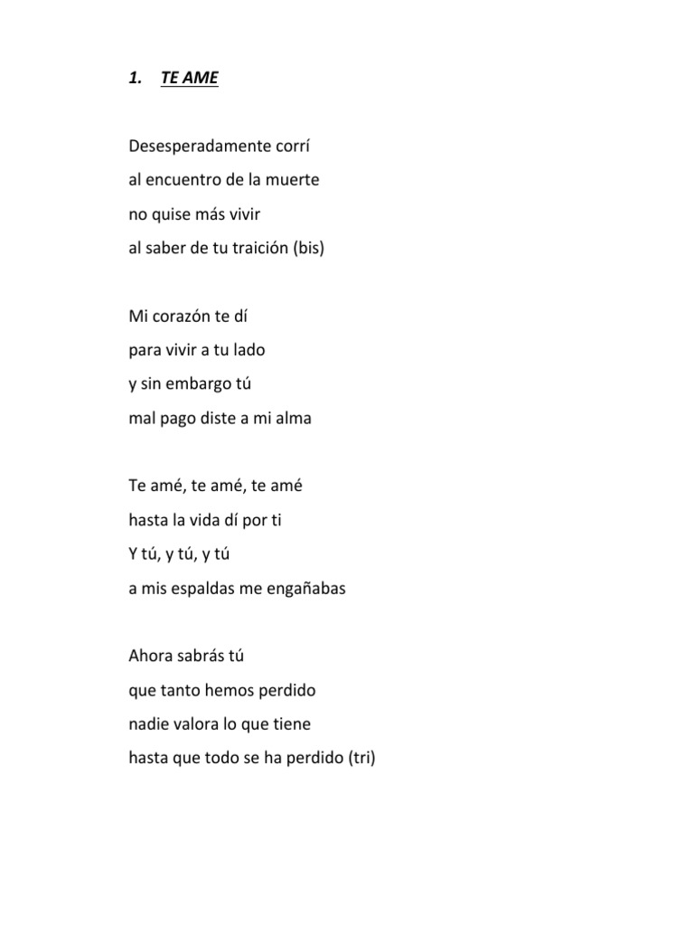 Letra Tunantera | PDF | Poesía