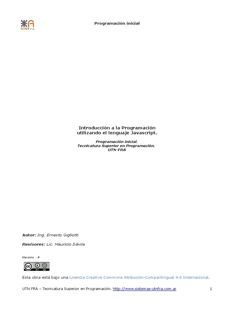 Introduccion Programacion Java S | PDF | Lenguaje de programación | Programa de computadora