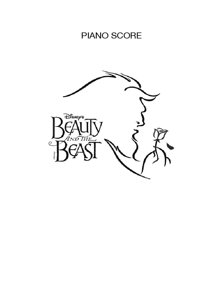 Songbook Beauty and The Beast Full Score PDF | PDF