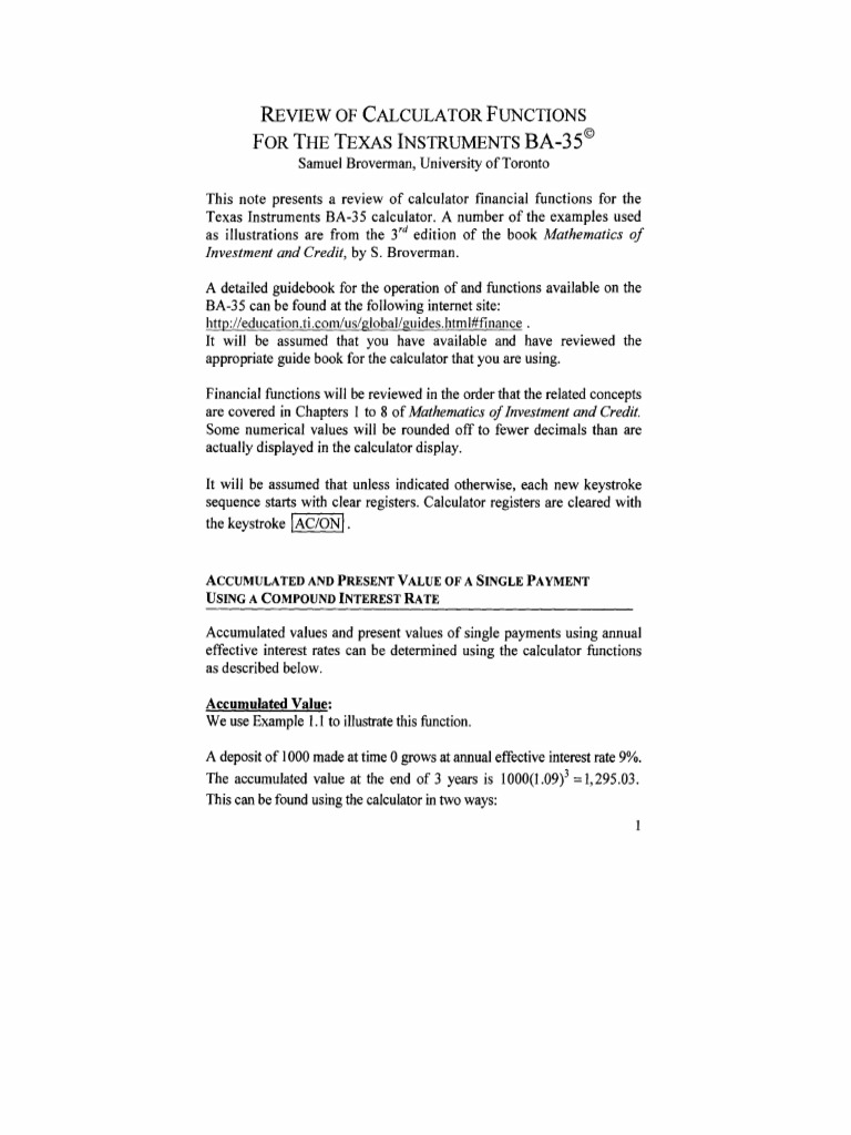 FM Calculator Functions - 22-05 | PDF | Present Value | Bonds (Finance)