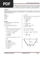 Trapezoidal Open Channel Design Calculations | PDF | Equations ...