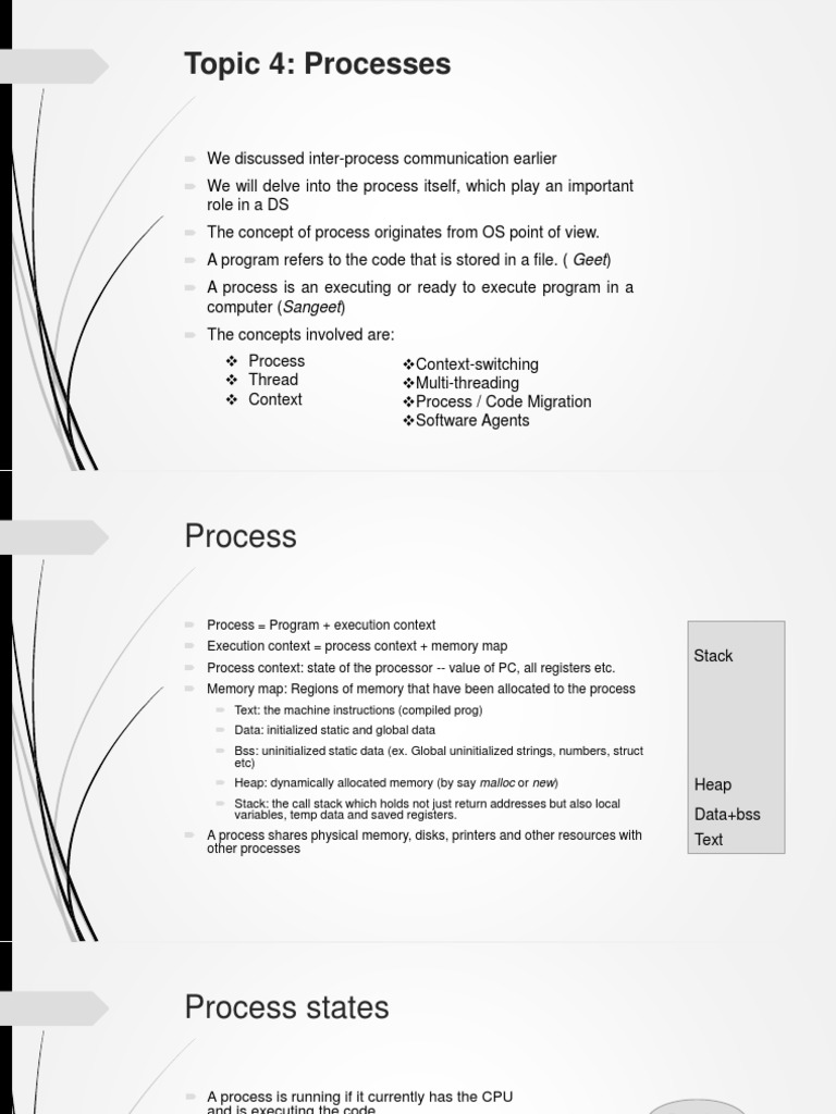 DSL 04 Processes | PDF | Thread (Computing) | Process (Computing)