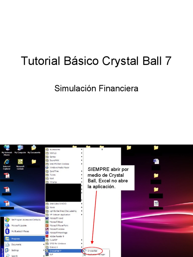 Tutorial Basico Crystal Ball | PDF