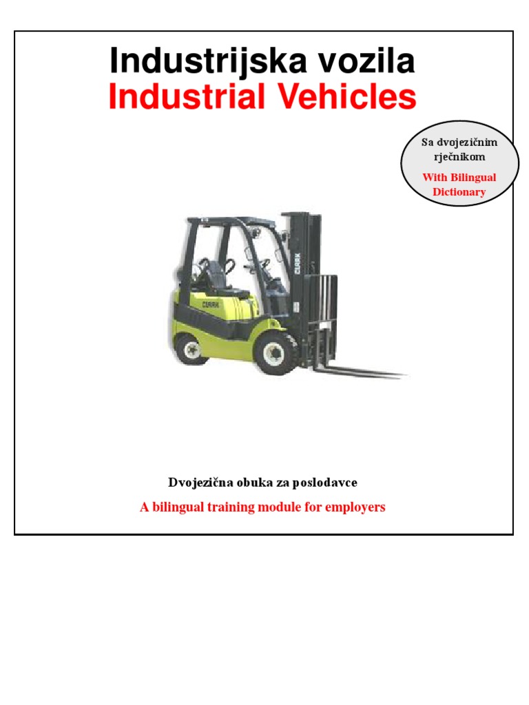Industrijska Vozila (Dvojezična Obuka) | PDF