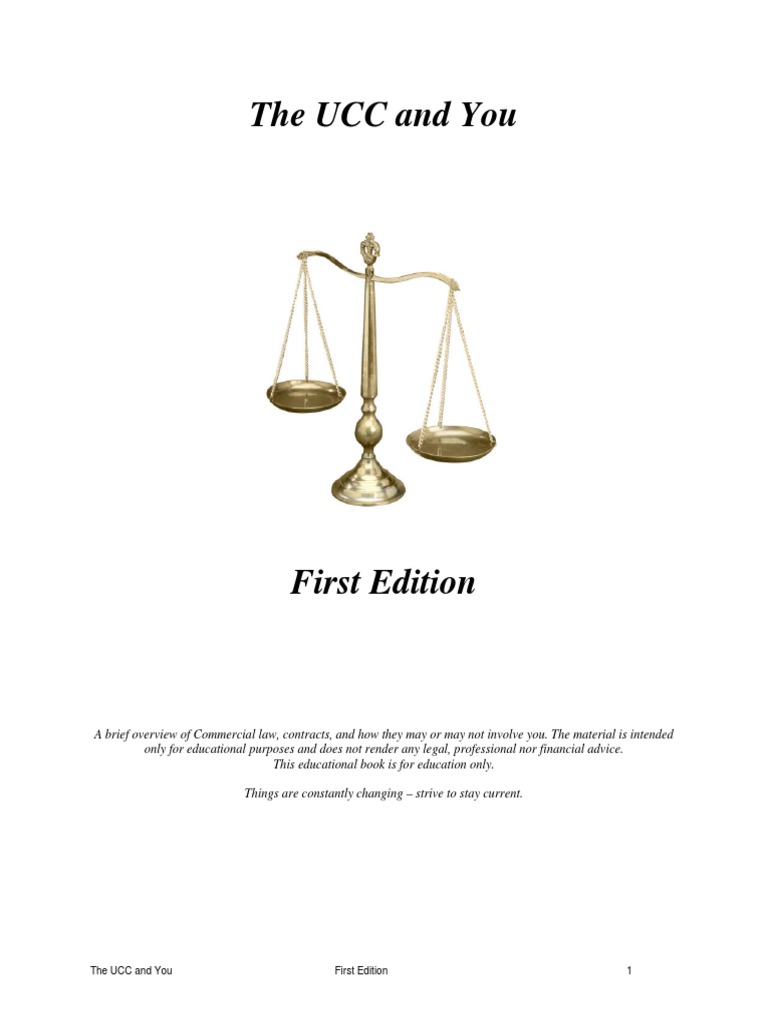 The UCC and You PDF | PDF | Uniform Commercial Code | Federal ...