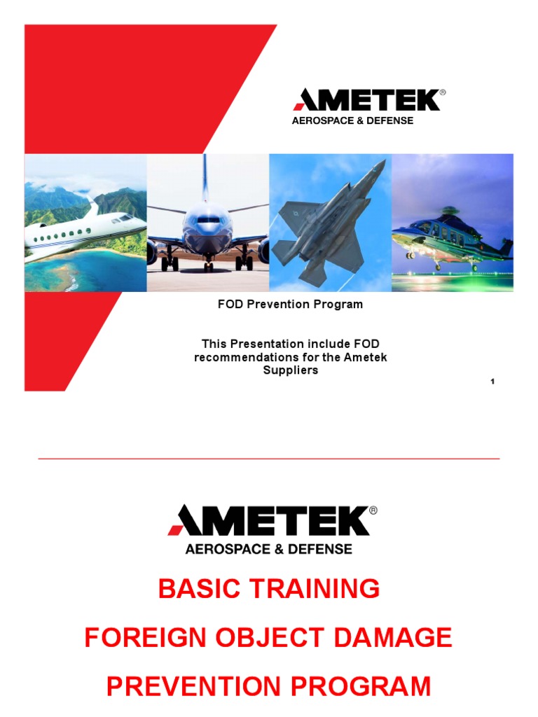 Suppliers Fod Prevention Program | Download Free PDF | Foreign Object ...