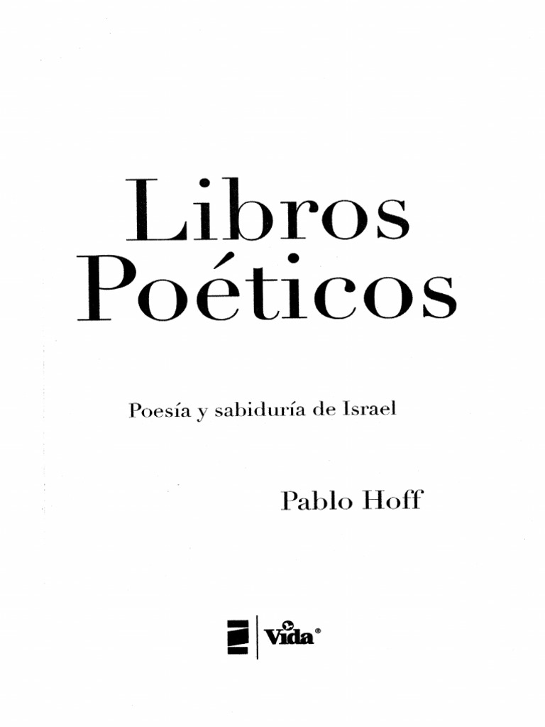 Libros Poeticos | PDF