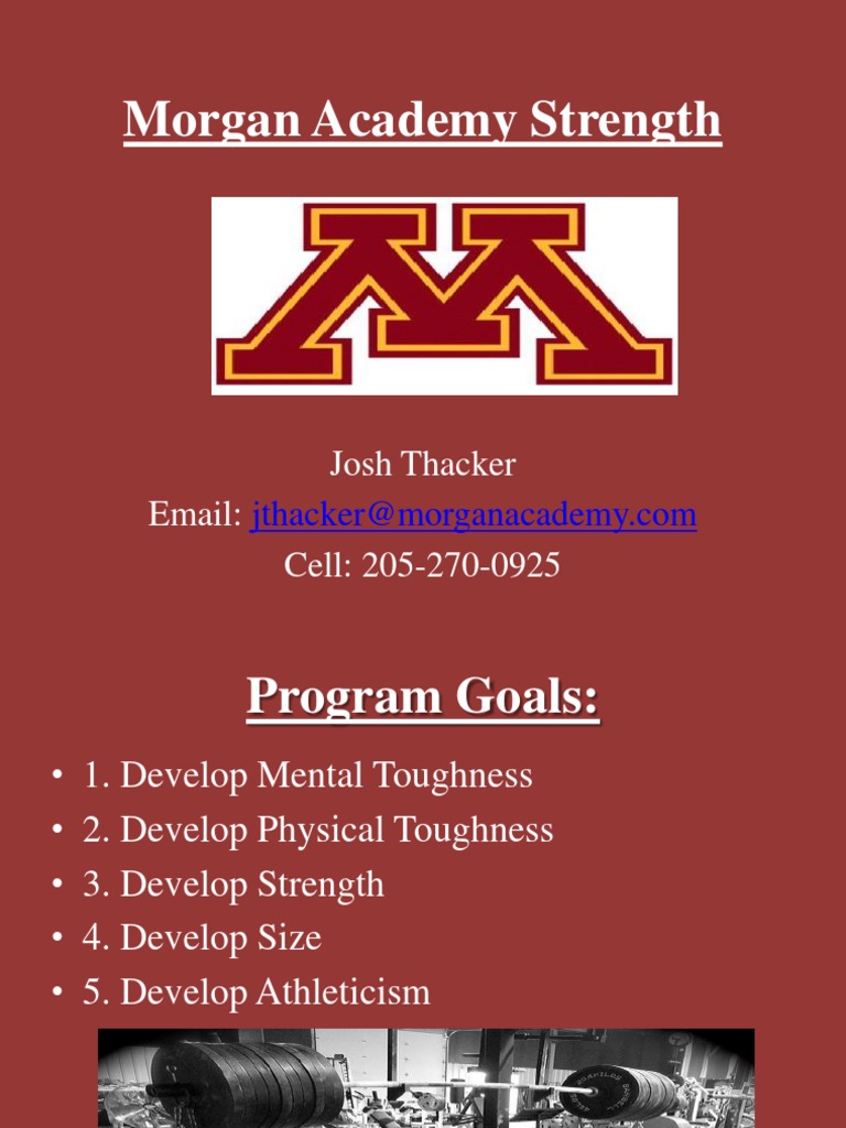 Morgan Academy Strength | PDF | Athletic Sports | Sports