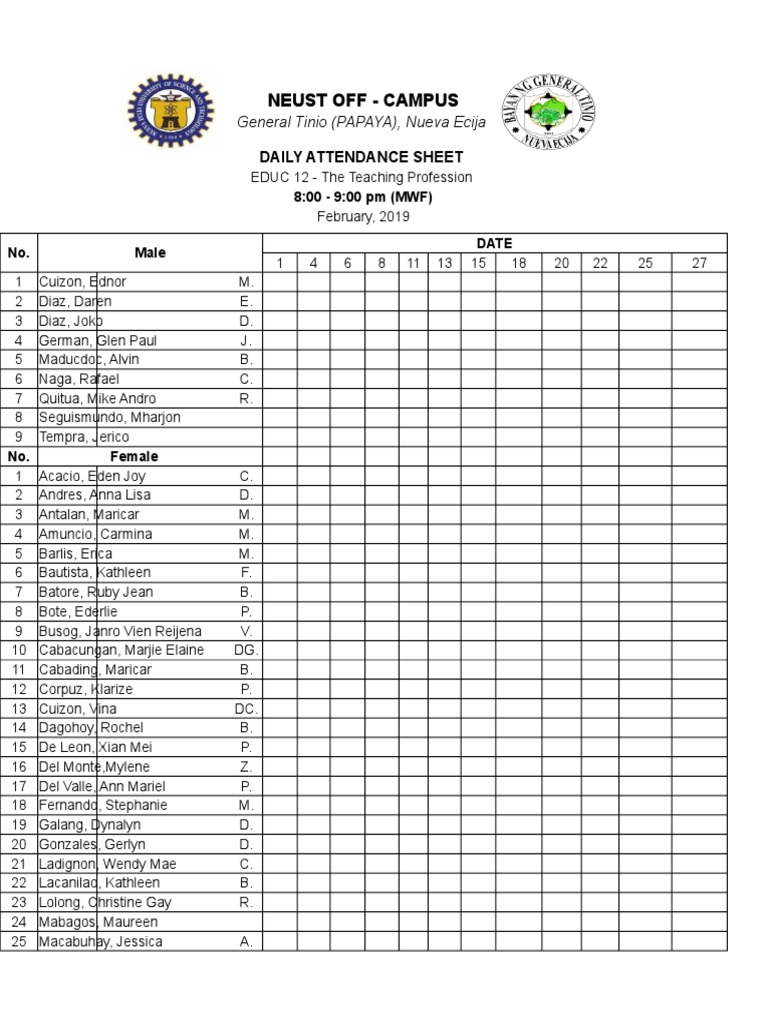 Neust Off - Campus: General Tinio (PAPAYA), Nueva Ecija | PDF