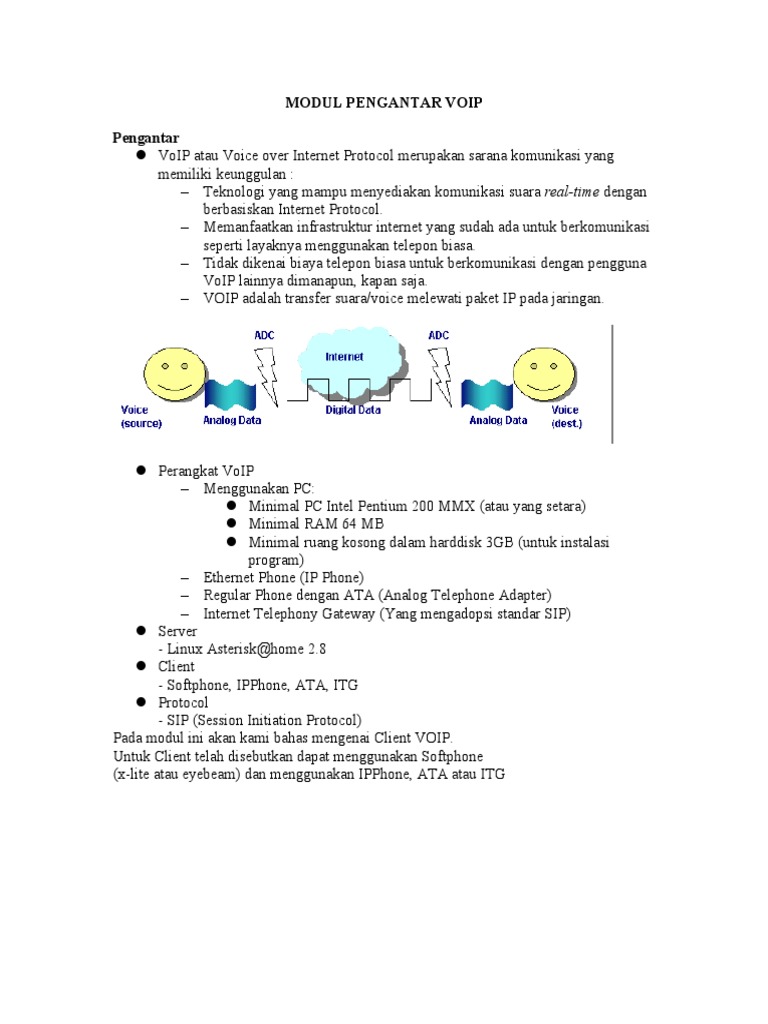 Modul Pengantar Voip | PDF