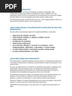 Uso y Precauciones de Derrumal 300 | PDF | Medicamentos con receta ...