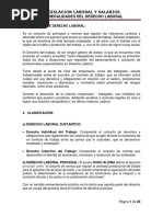 Relaciones Individuales Del Trabajo | PDF | Derecho laboral | Salario