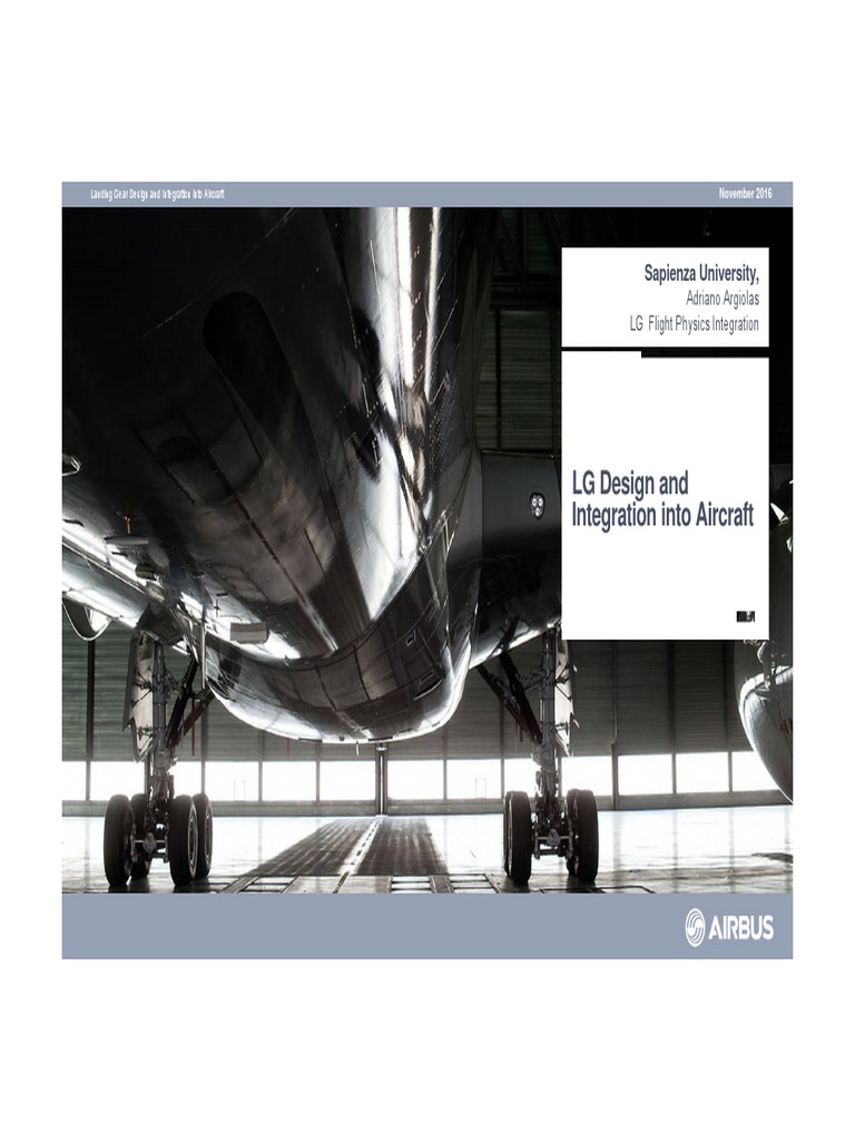 Airbus Presentation On LG Integration Into Aircraft | PDF | Landing ...