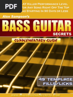 The Bass Guitar Resource Book | PDF | Minor Scale | Scale (Music)