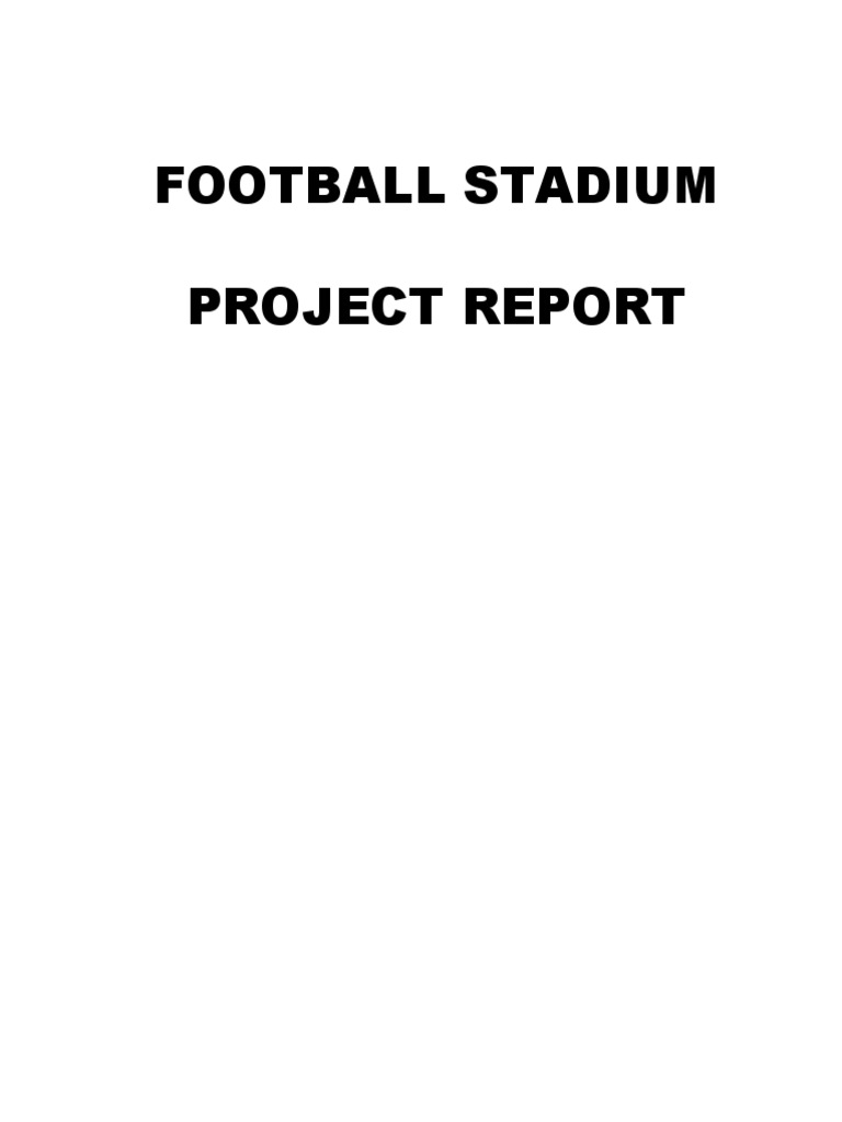 Football Stadium | PDF | City | Design