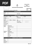 Sample Filled EPF Composite Declaration Form 11 | PDF | Access Control ...