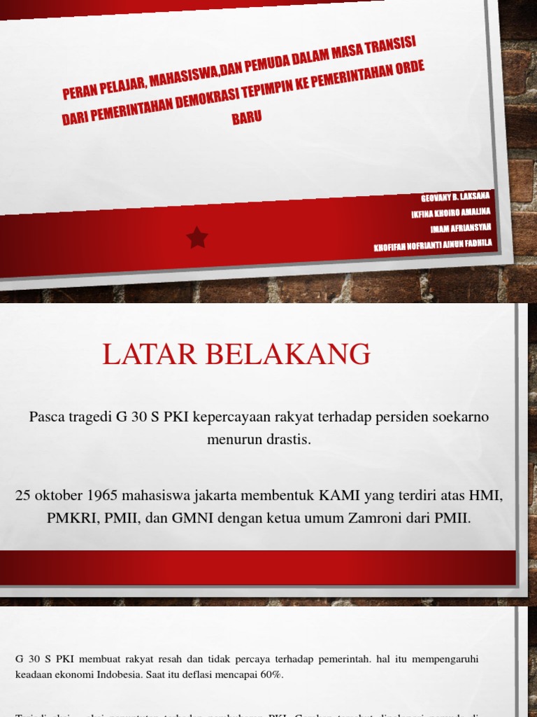 Masa Transisi 1966 1967 | PDF