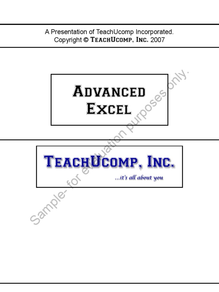 Excel Basics | PDF | Database Index | Microsoft Excel