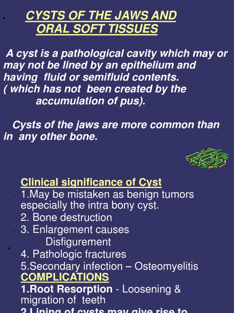 Cyst Final-1 | PDF | Epithelium | Anatomy
