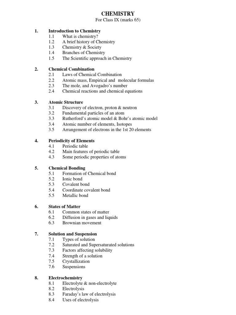 Introduction To Chemistry | PDF | Chemical Bond | Chemistry