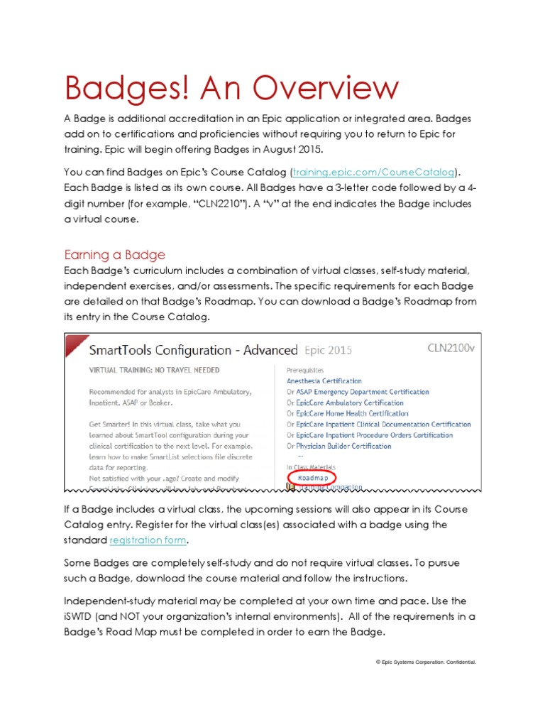 Badges! An Overview | PDF | Quiz | Test (Assessment)