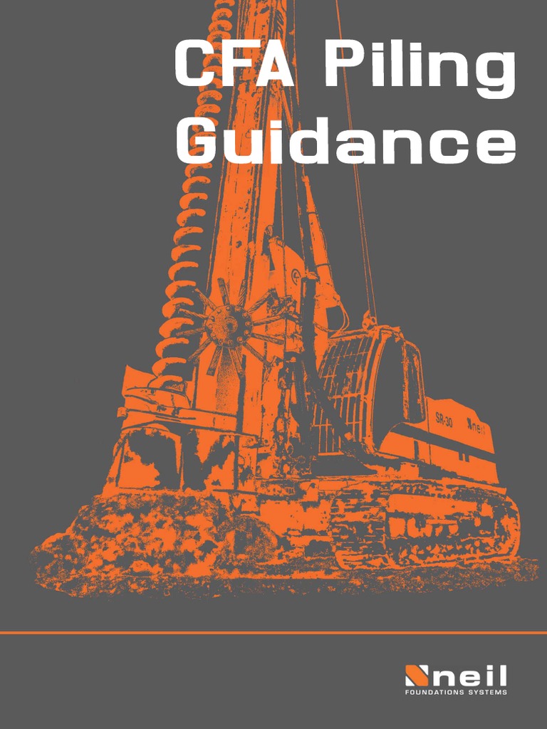 Cfa Piling Guidance 0 | Deep Foundation | Civil Engineering
