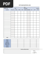 Jeppsen Nav Log (Fillable) | PDF