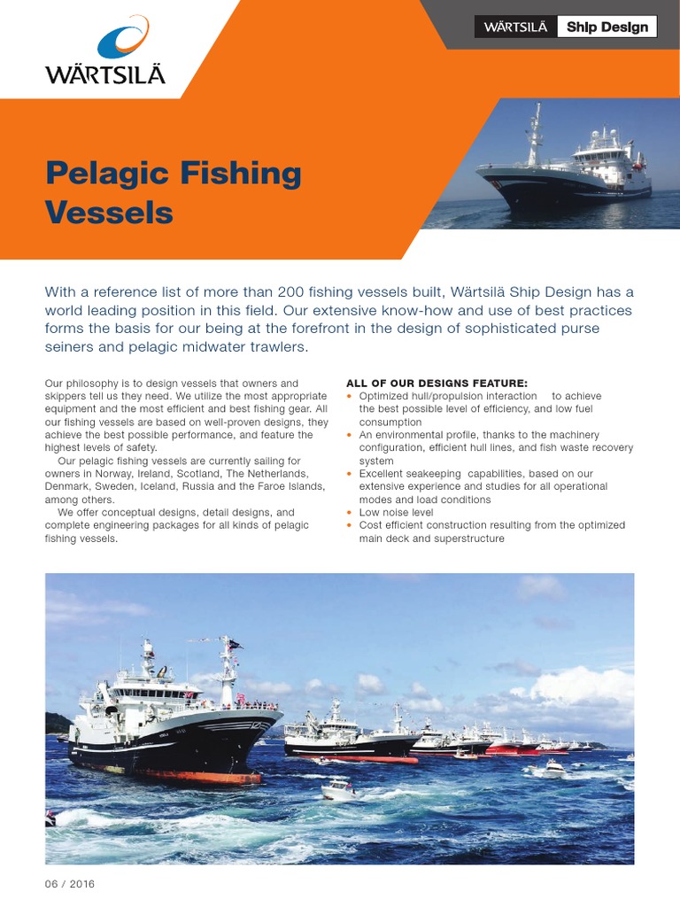 Brochure o Ship Design Pelagic Fishing Vessels | PDF | Fishing Trawler ...
