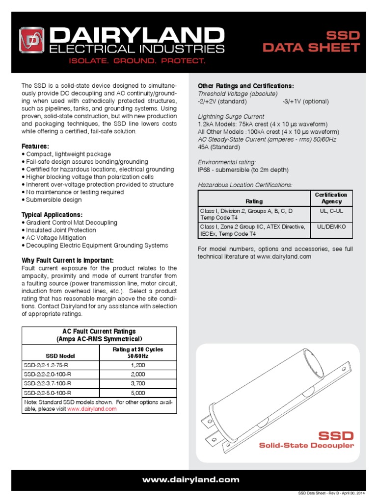 SSD DataSheet | PDF | Alternating Current | Solid State Drive