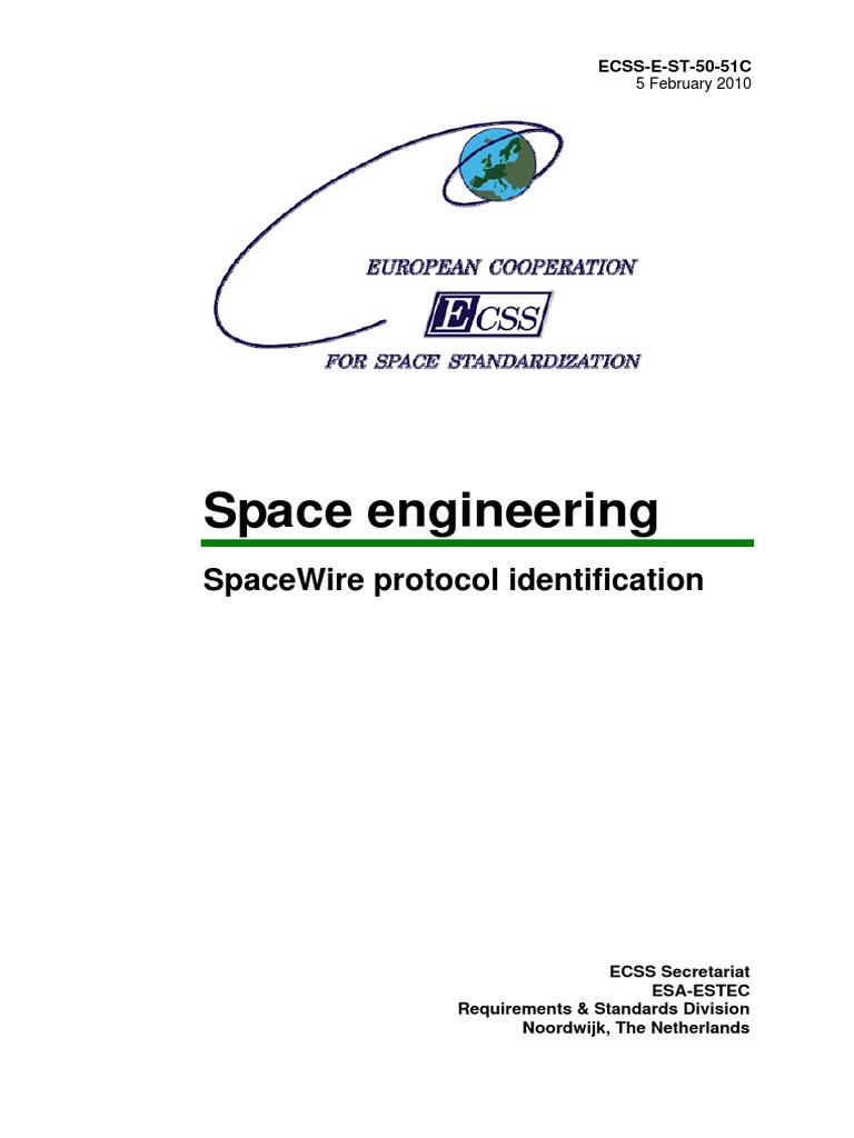 Ecss e ST 50 51c (5february2010) | PDF | Network Packet | Identifier