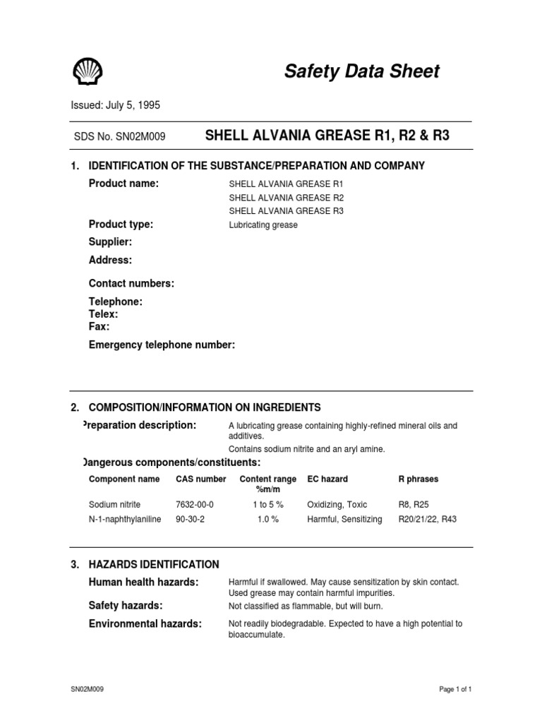 Alvania r3 | PDF | Toxicity | Waste Management