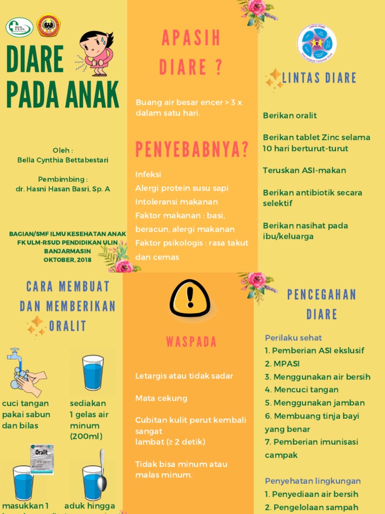 Leaflet Diare Anak by Bella Cynthia Bettabestari | PDF