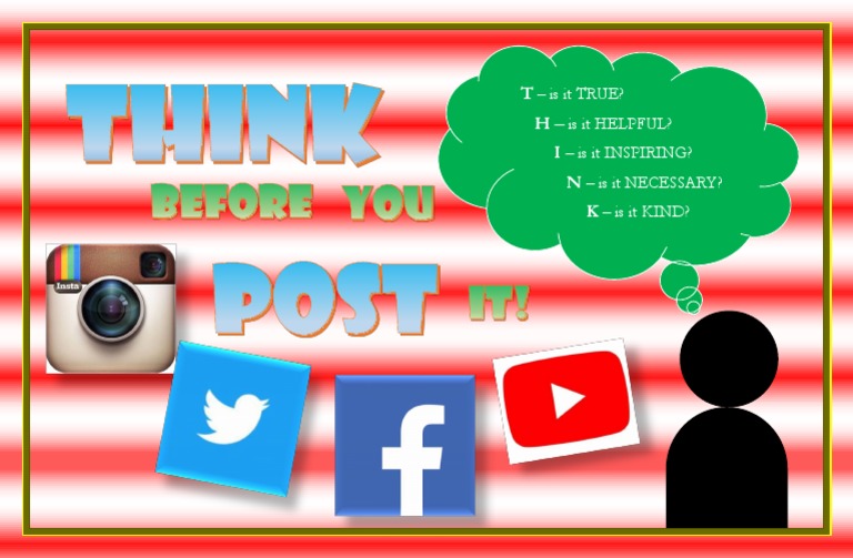 T I N K: - Is It TRUE? Is It HELPFUL? - Is It INSPIRING? - Is It ...