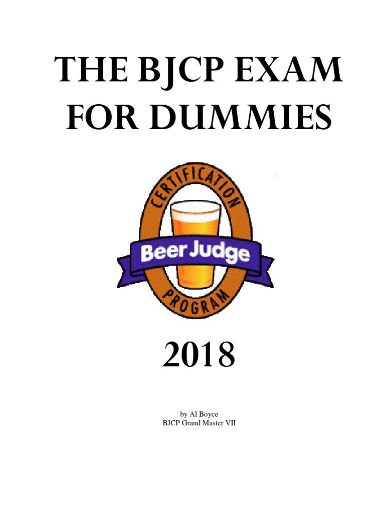 BJCP Exam Study Guide 2018 | PDF | Beer | Brewing