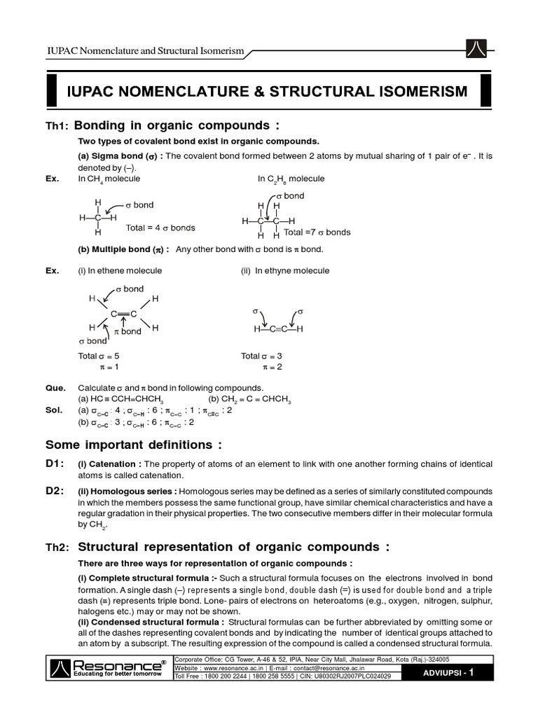 IUPAC Nomenclature and Isomerism Guide | PDF | Toluene | Functional Group