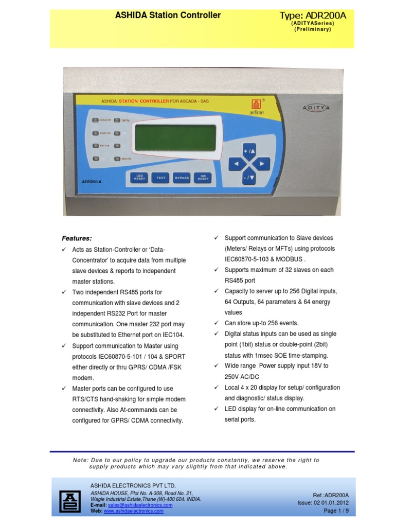 Station Controller PDF | PDF | Microcontroller | Computer Data Storage