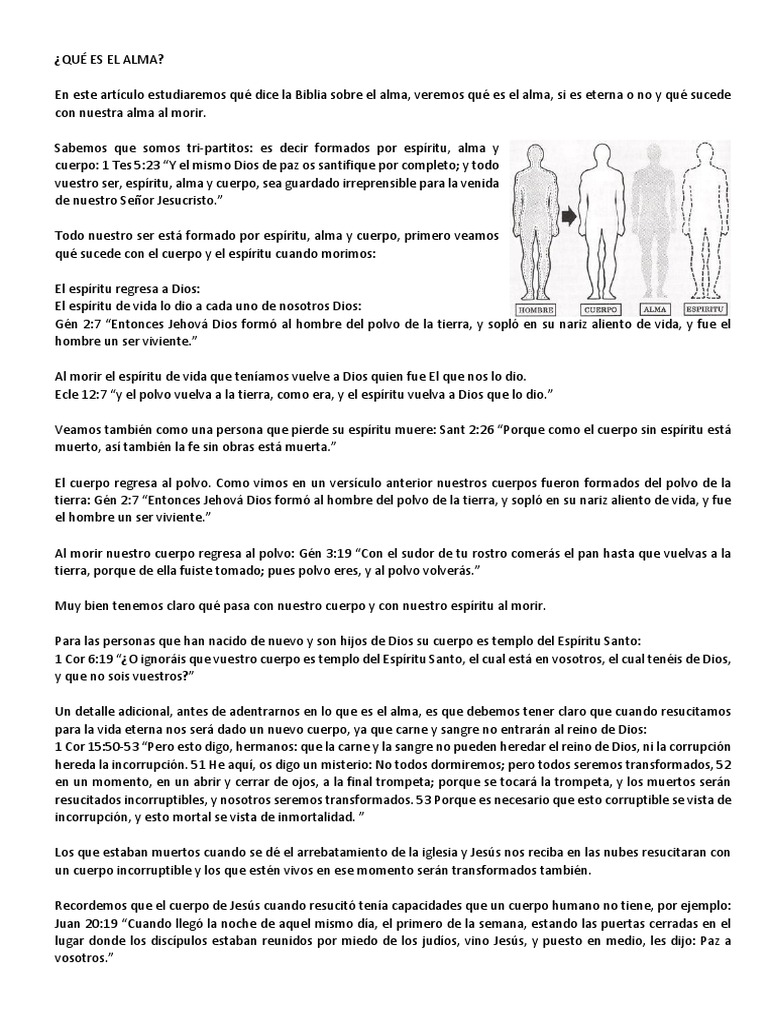 Que es el Alma?
